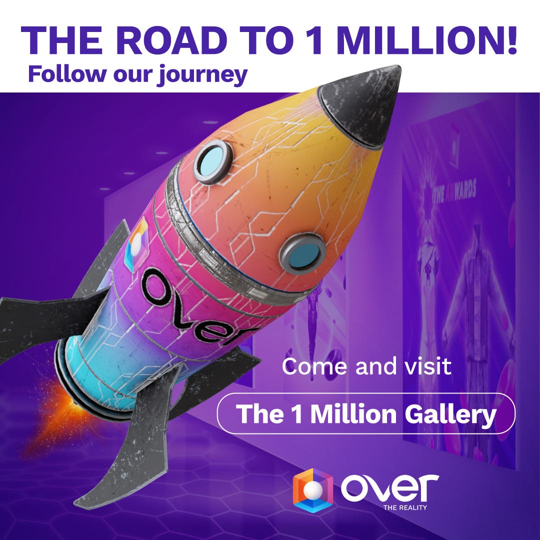One million OVER users — how we got here | by Over the Reality ...