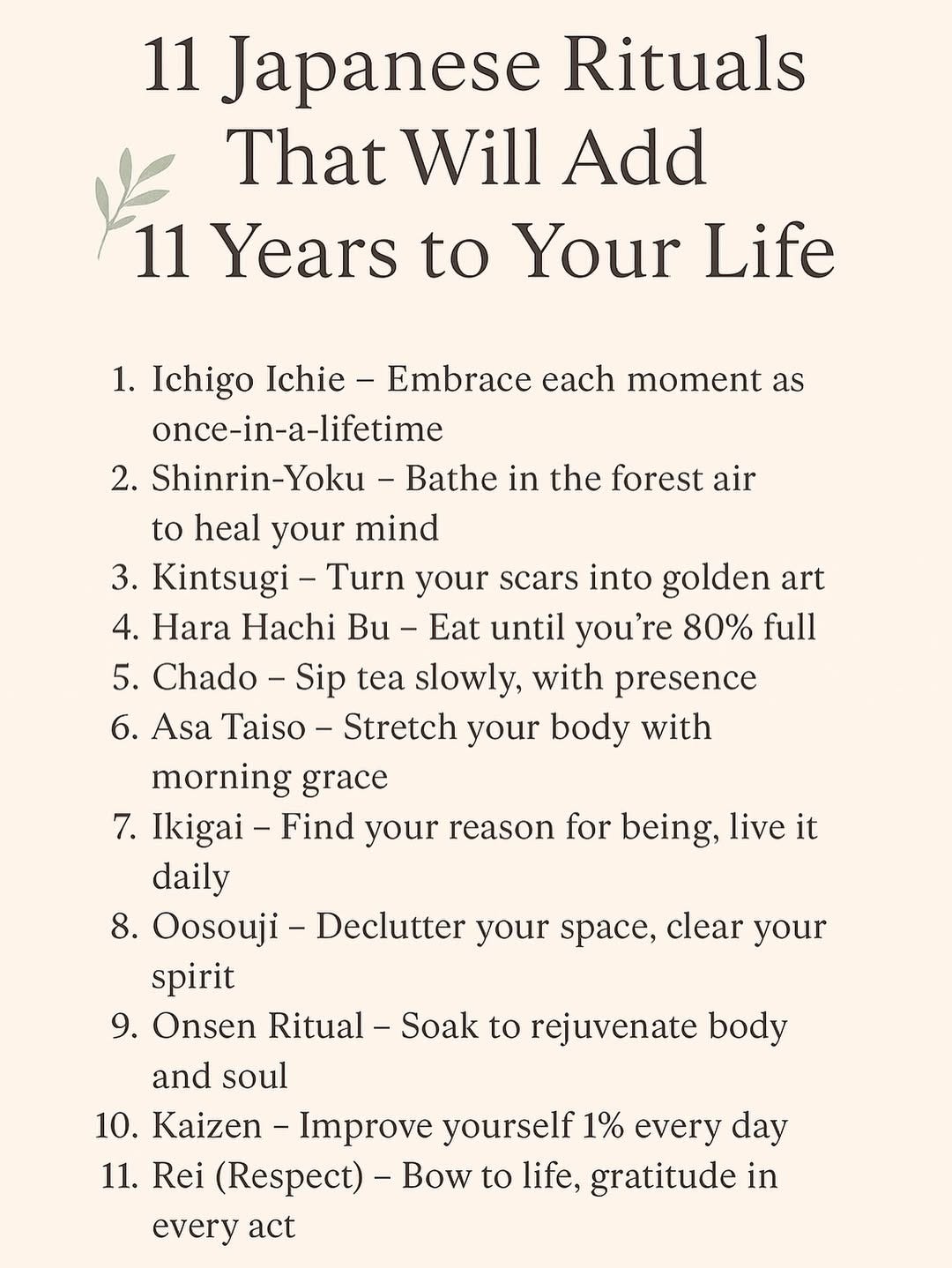 The Art of Living. 11 Japanese Rituals for a Longer, More… | by Pooja ...