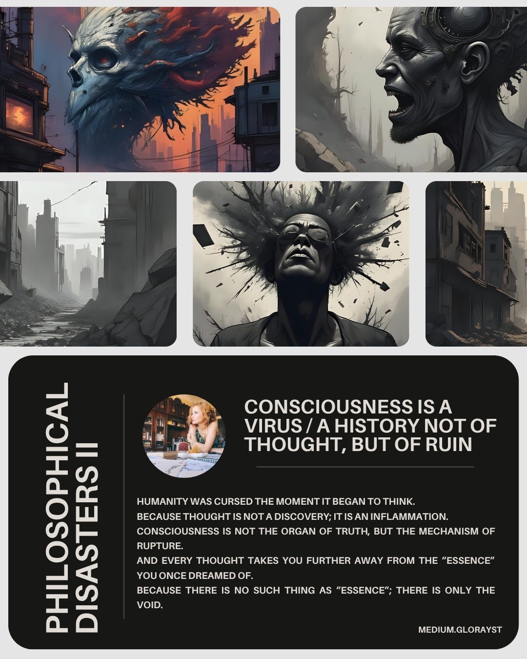Philosophical Disasters II — Consciousness Is a Virus / A History Not ...