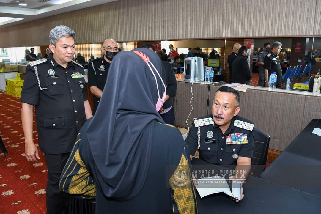 Datok Ruslin inspected Migration Repatriation Program The Malaysian ...