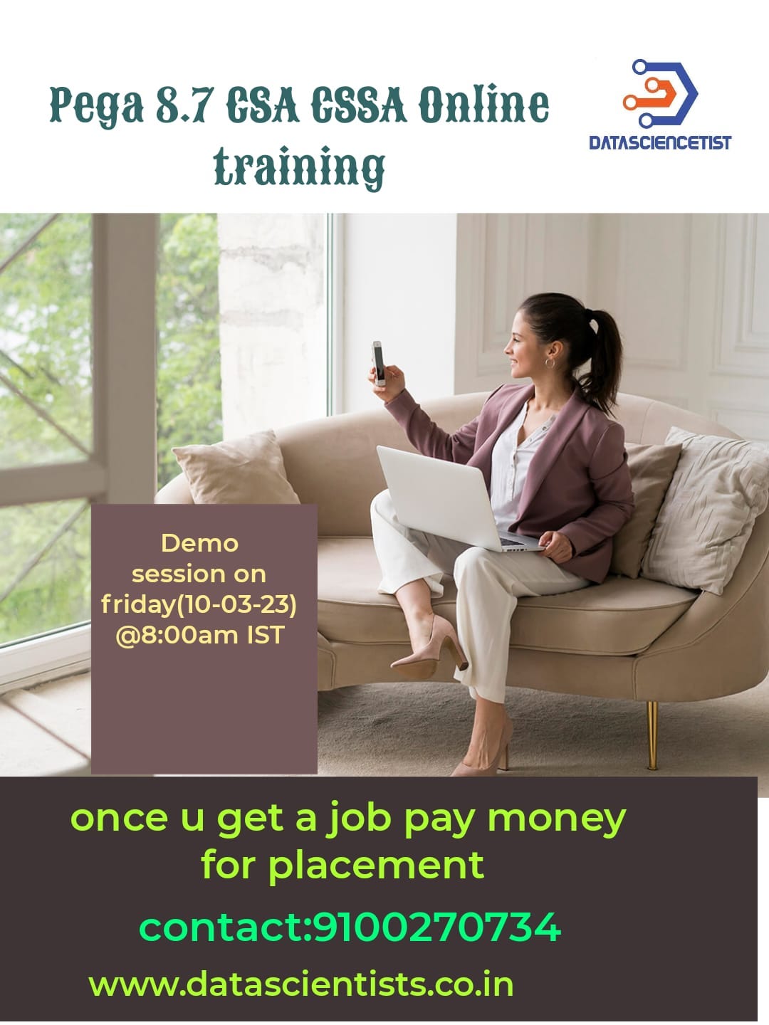 Pega 8.7 CSA CSSA Online Training - DATA SCIENTISTS - Medium