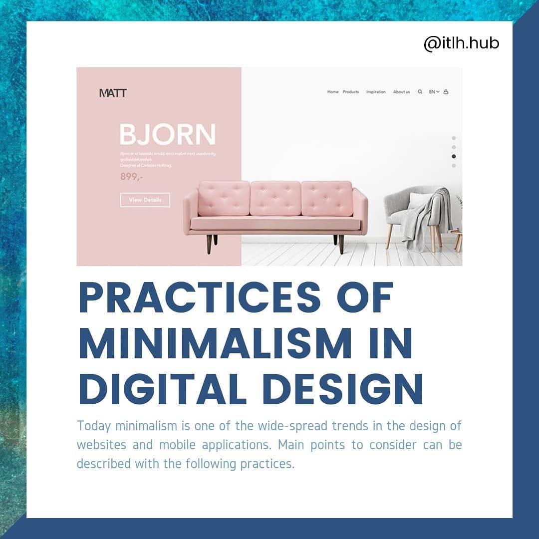 Practices of minimalism in digital design | by ITLH | Learning ...