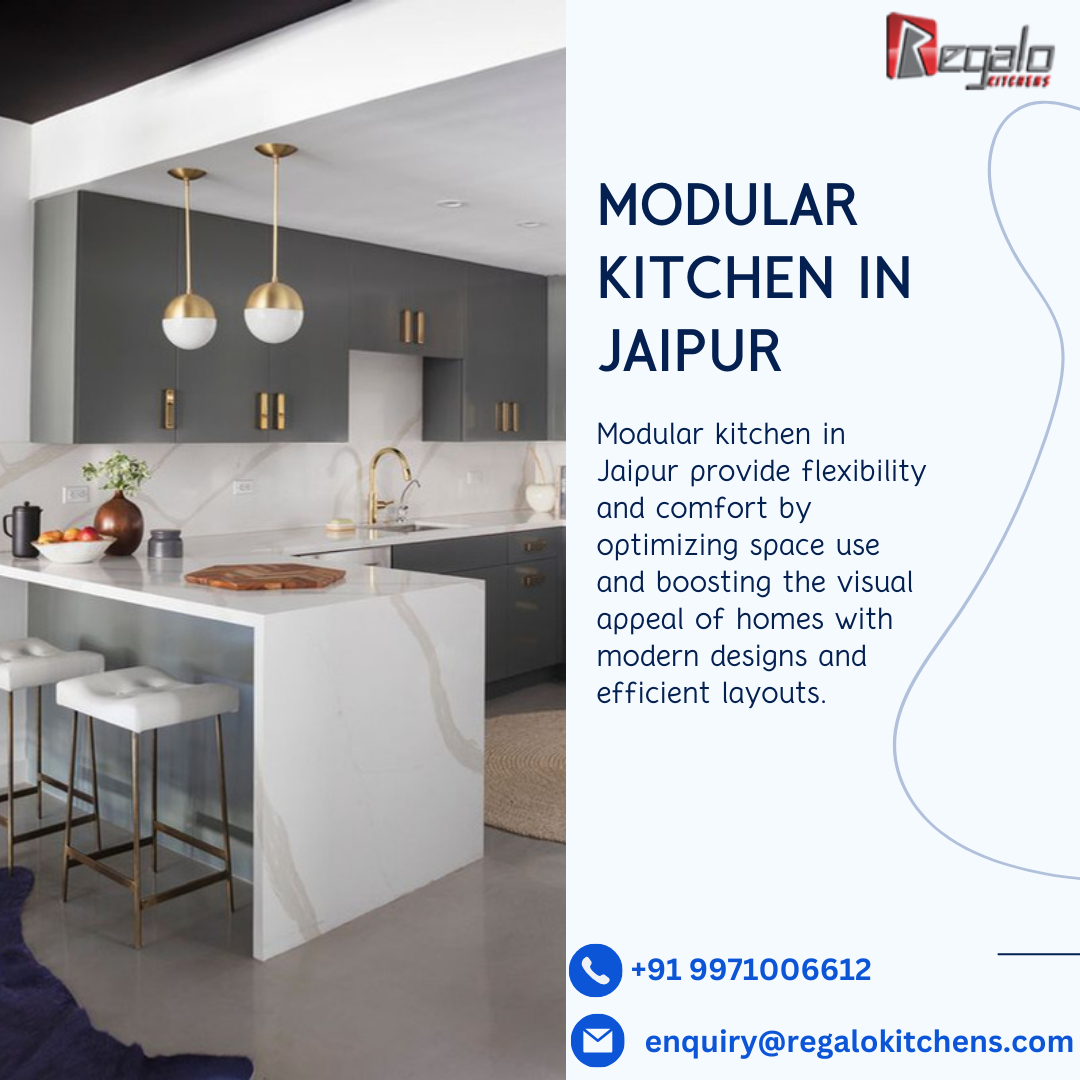 Modular Kitchen in Jaipur - Kitchen Design - Medium