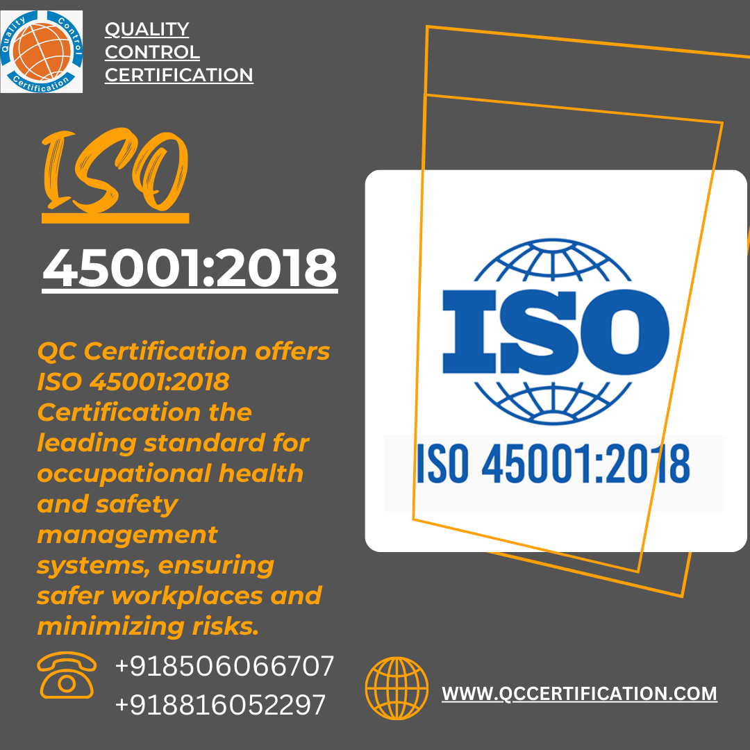 ISO 45001:2018 CERTIFICATE | QC CERTIFICATION - DHRUV CHOUDHARY - Medium