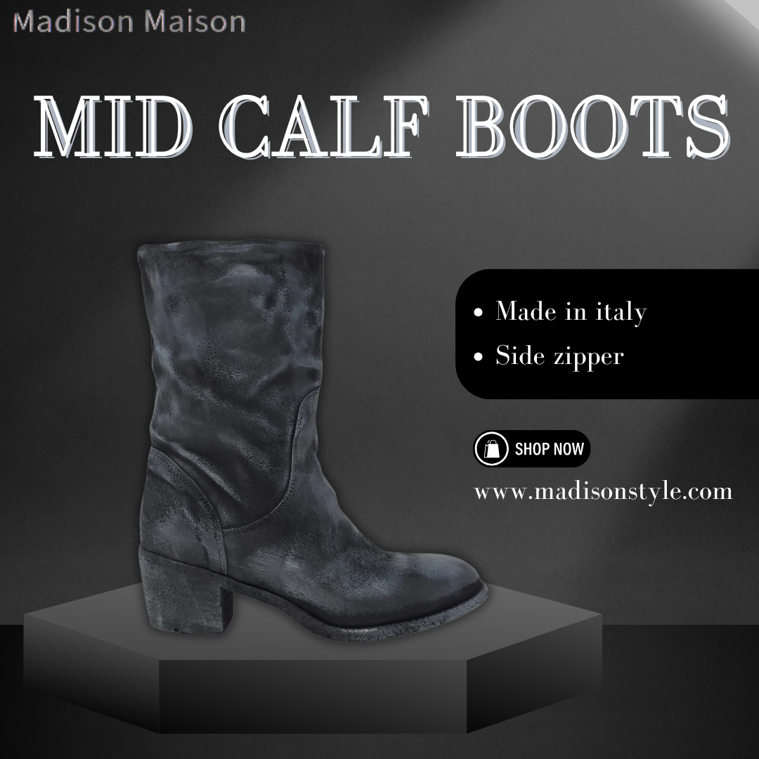 Elevate Your Look with Midf Calf Boots - Madison Style - Medium