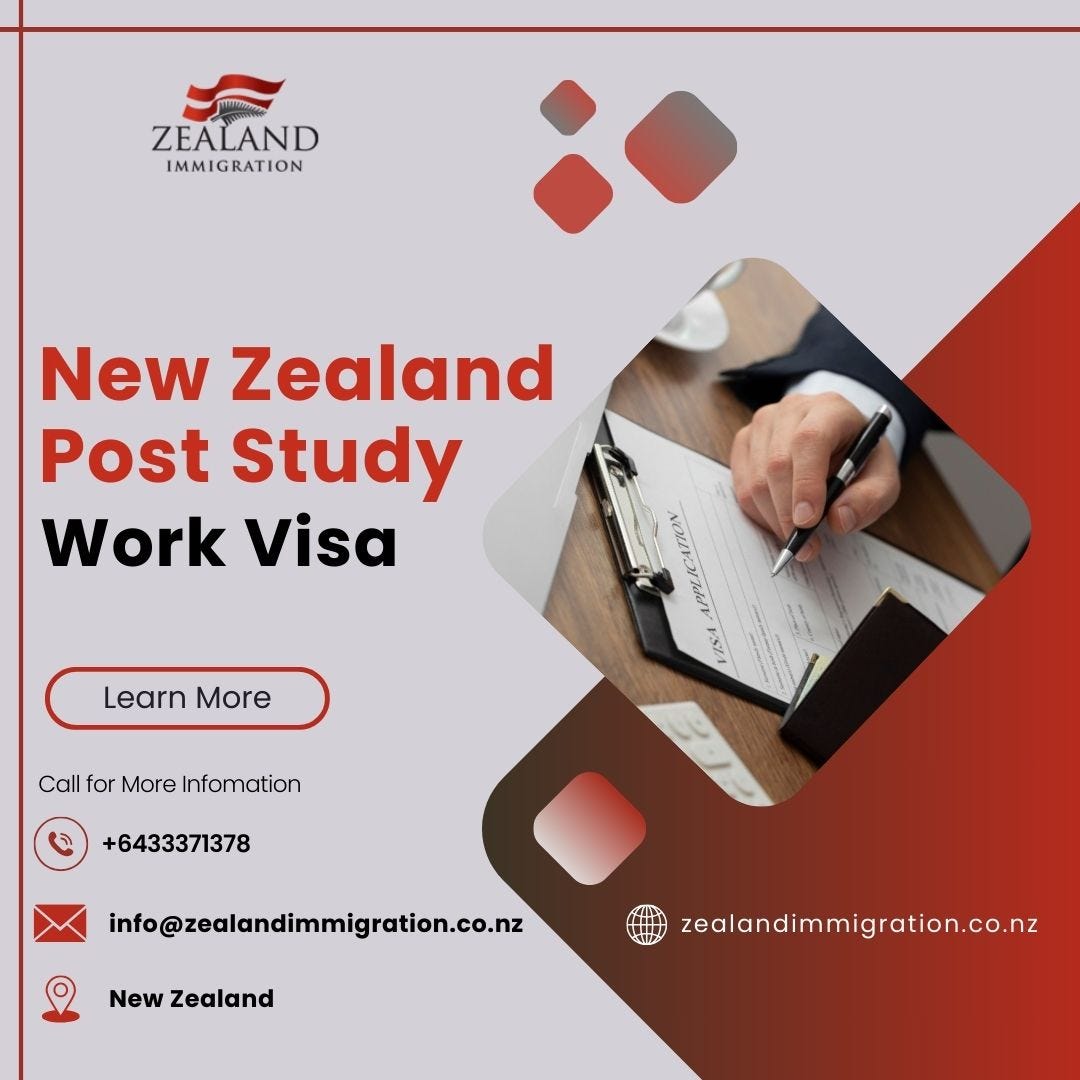 New Zealand Post Study Work Visa Zealand Immigration Medium