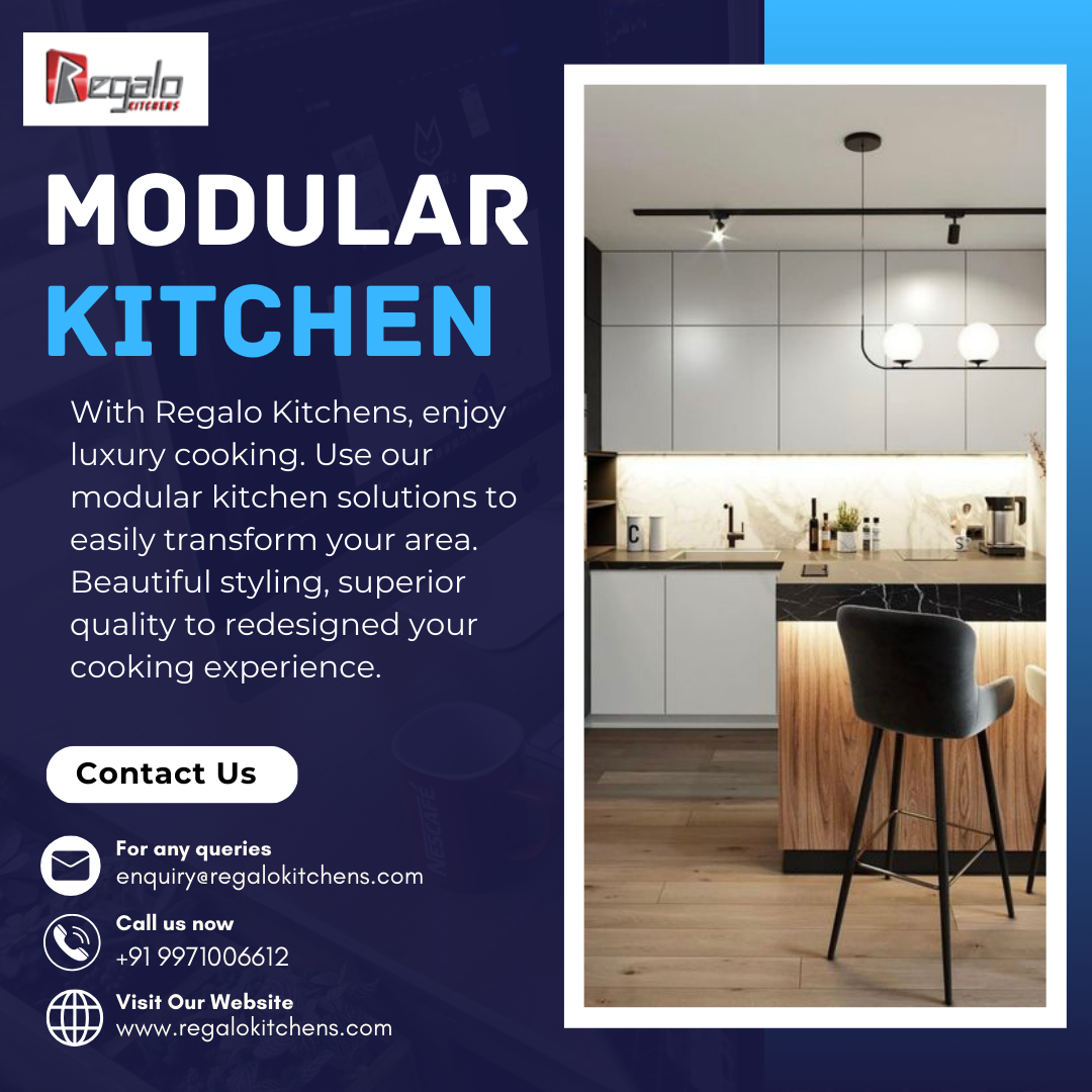 Modular Kitchen - Regalo Kitchens - Medium