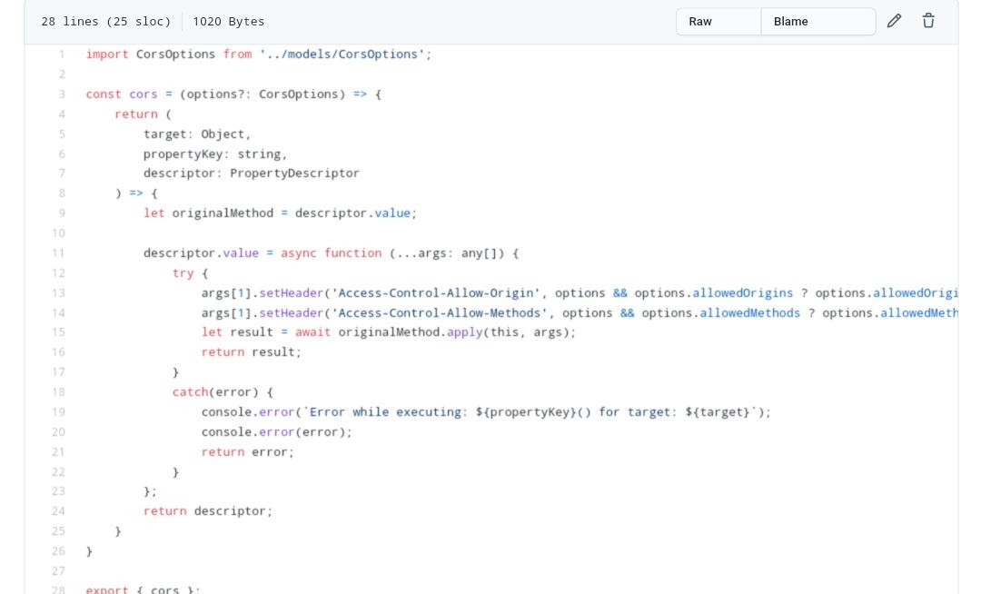 Typescript:Nodejs:API framework — World of decorators! | by Yogesh | Medium