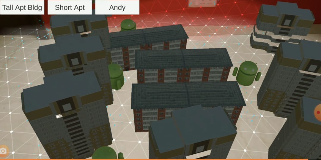 Placing virtual buildings on a floor using Unity/ARCore | by Sid B ...