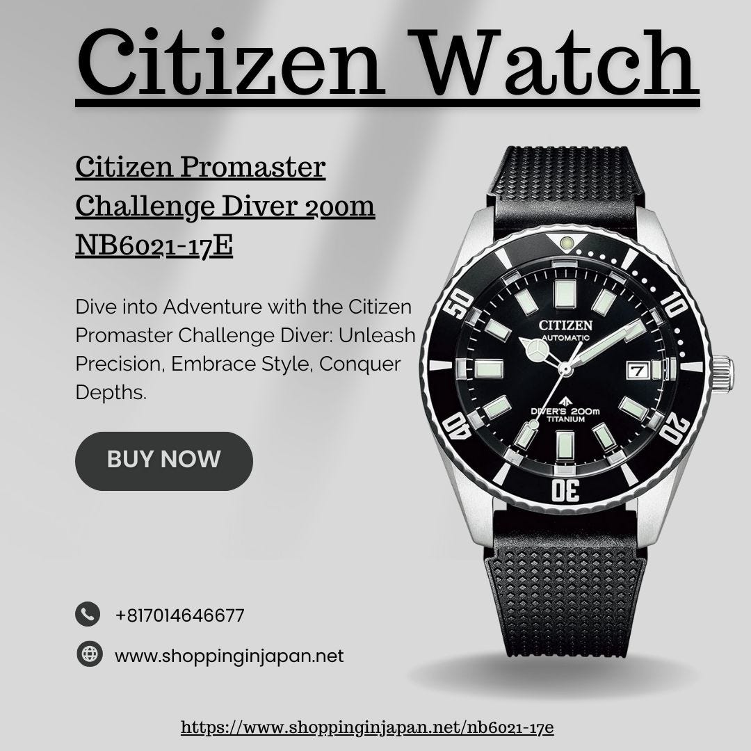 Citizen Promaster Challenge Diver 200m NB6021–17E - Shopping In Japan ...