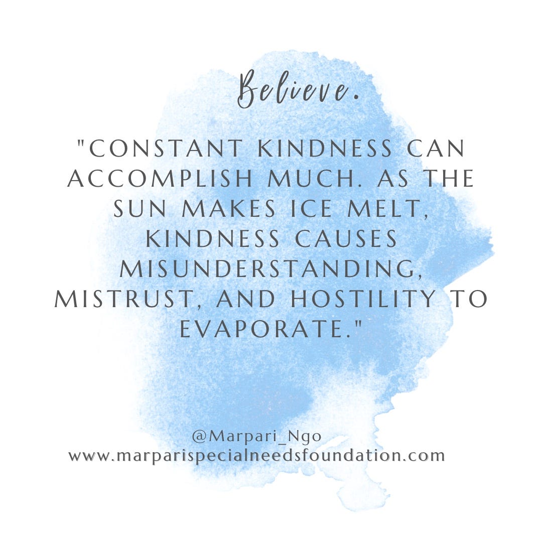 Kindness - Marpari Special needs foundation - Medium