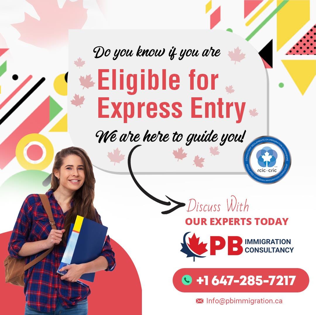 Check your eligibility for express entry Canada - PB Immigration ...