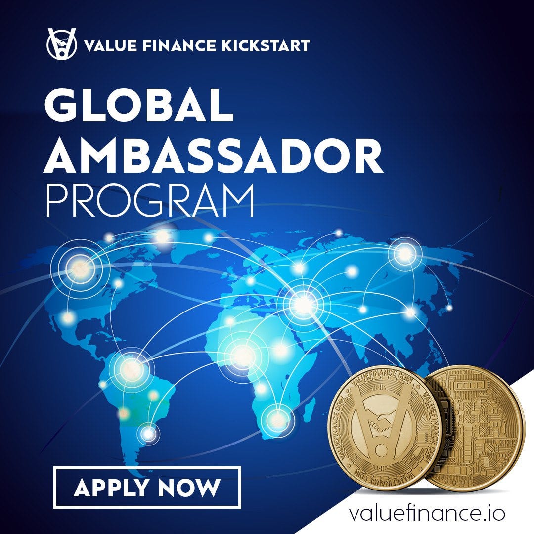 VFT KICKSTART GLOBAL AMBASSADOR PROGRAM | by Value Finance | Medium
