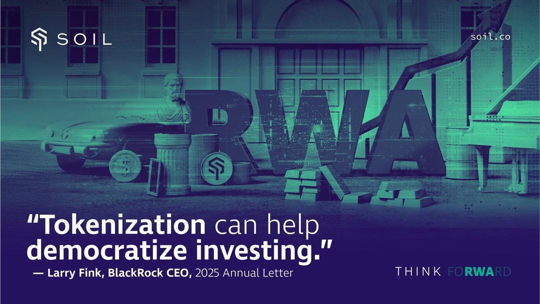 The RWA Revolution: Why $SOIL is Leading the Next Wave in DeFi | by Krypto Ray | Apr, 2025 | Medium