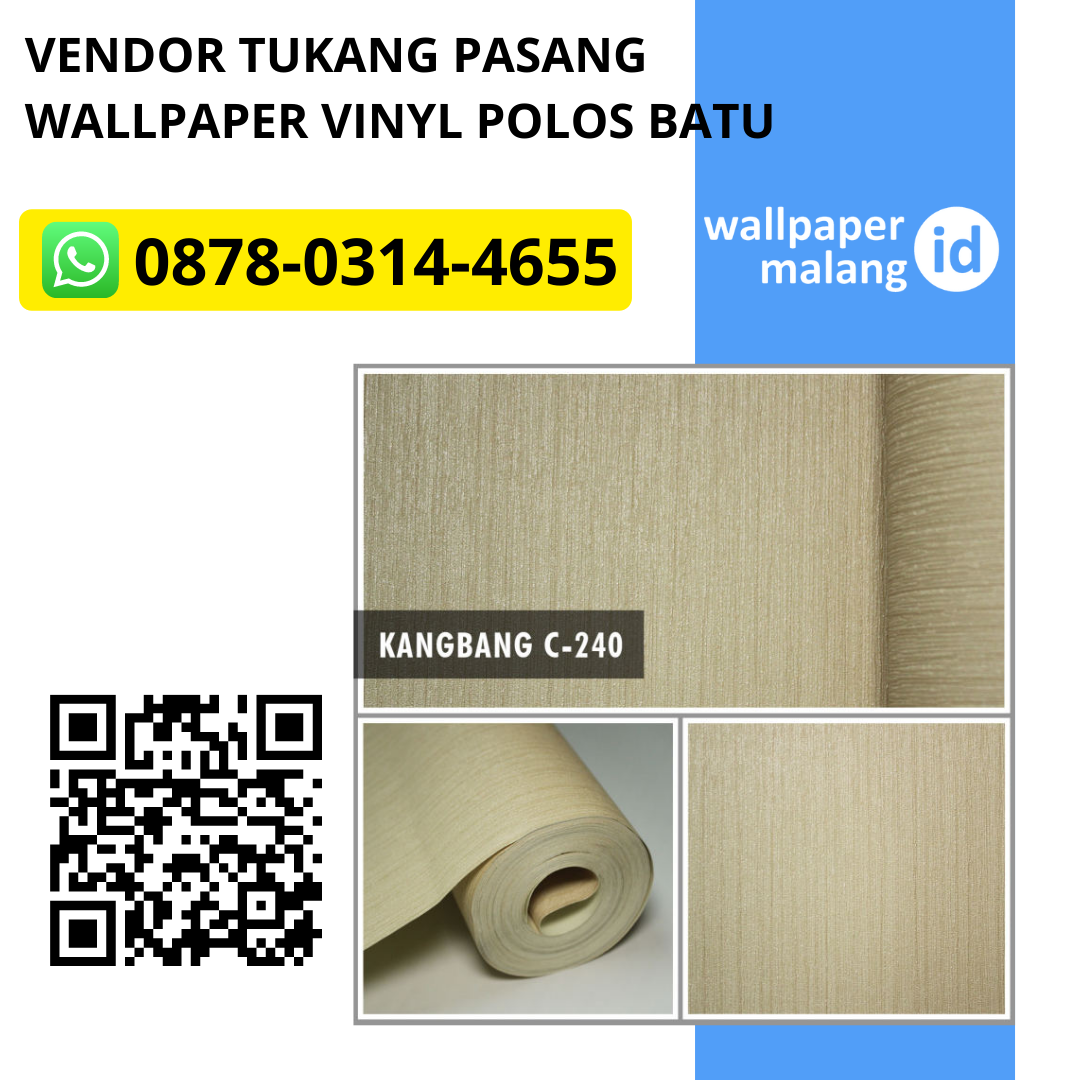 VENDOR TUKANG PASANG WALLPAPER VINYL POLOS BATU|| WA:O878-O3I4–4655 ...