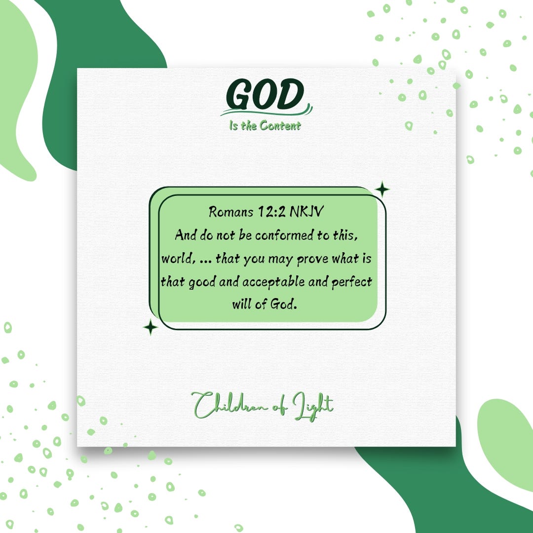 God is the Content. Dear "Christian" Content Creator, Is… | by Children ...