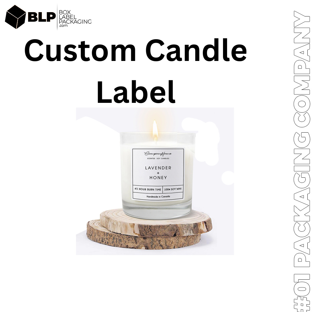 Custom Candle label| Customized candle with full color label ...