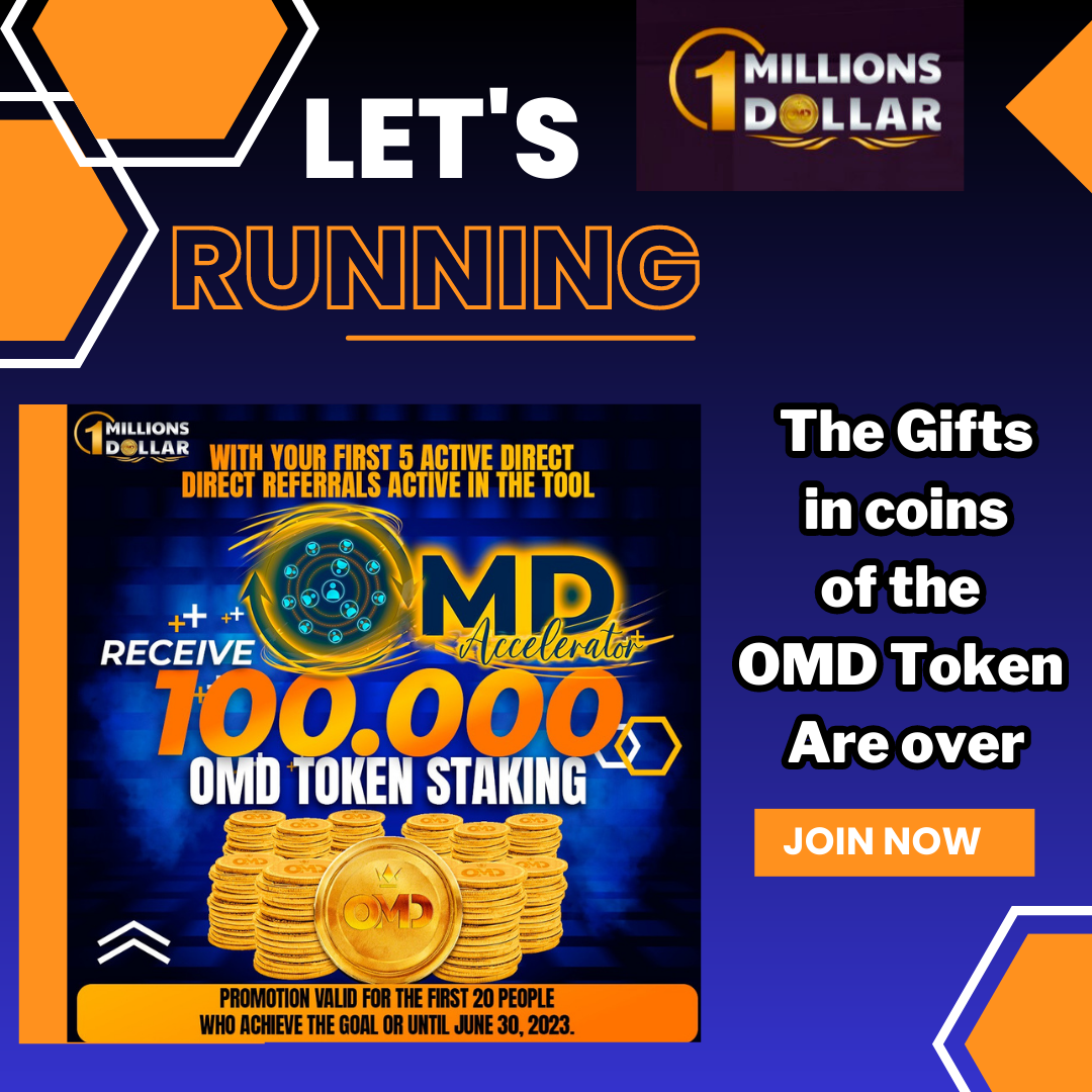 Let´s Runs! The gifts in coins of the OMD Token are over | by Onemillionsdollar.com LLC | Jun ...