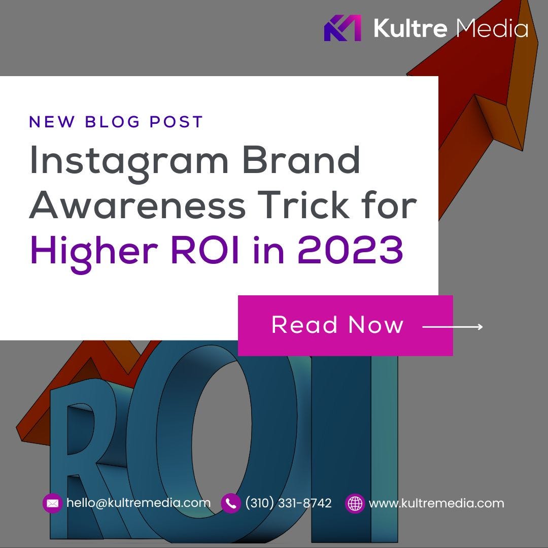 Instagram Brand Awareness Trick for Higher ROI in 2023 | by Meddipop ...