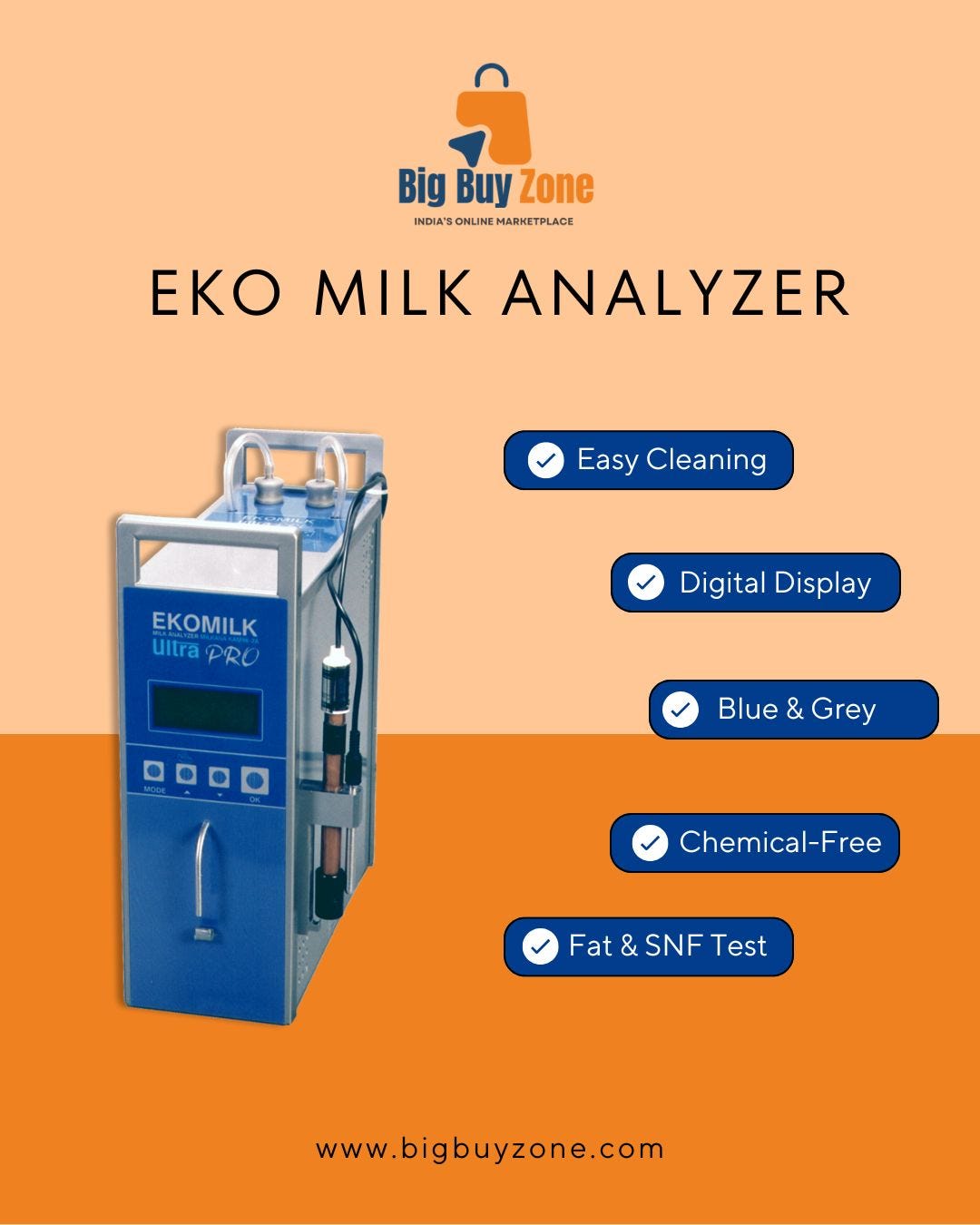 Ekomilk Ultra Analyzer - Bigbuyzone - Medium