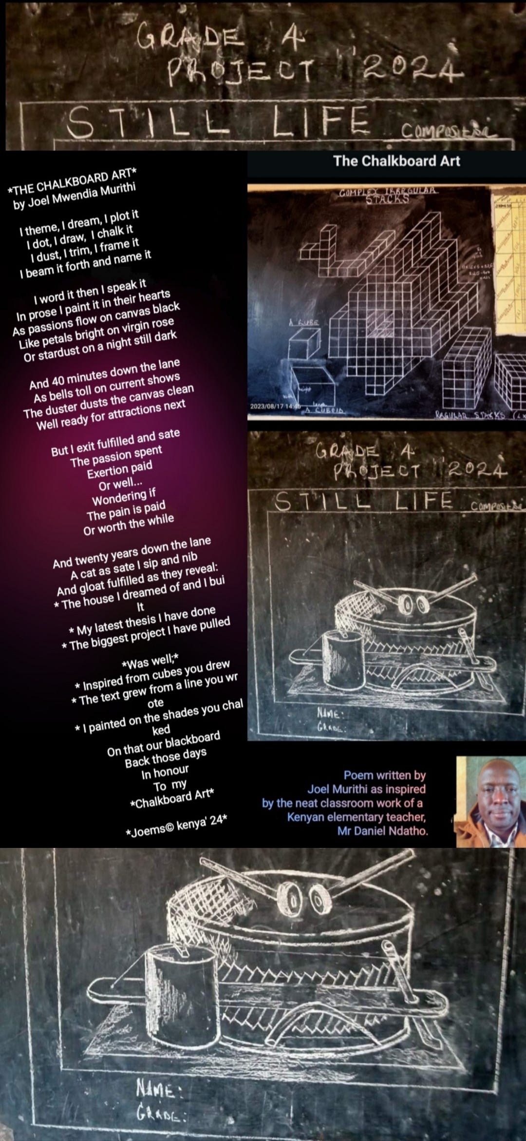 The Chalkboard Art. THE CHALKBOARD ART | by Joeli | Picture Poetry ...