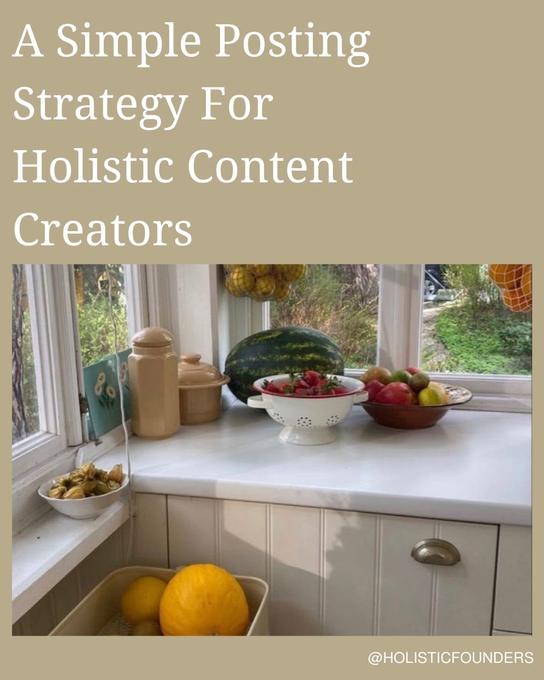 A Simple Posting Strategy For Holistic Content Creators | by day's at ...