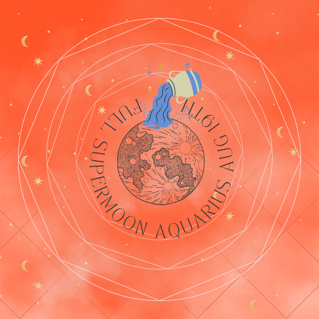 Full Moon in Aquarius: A Cosmic Tightrope Walk | by Davina MacKail | Medium