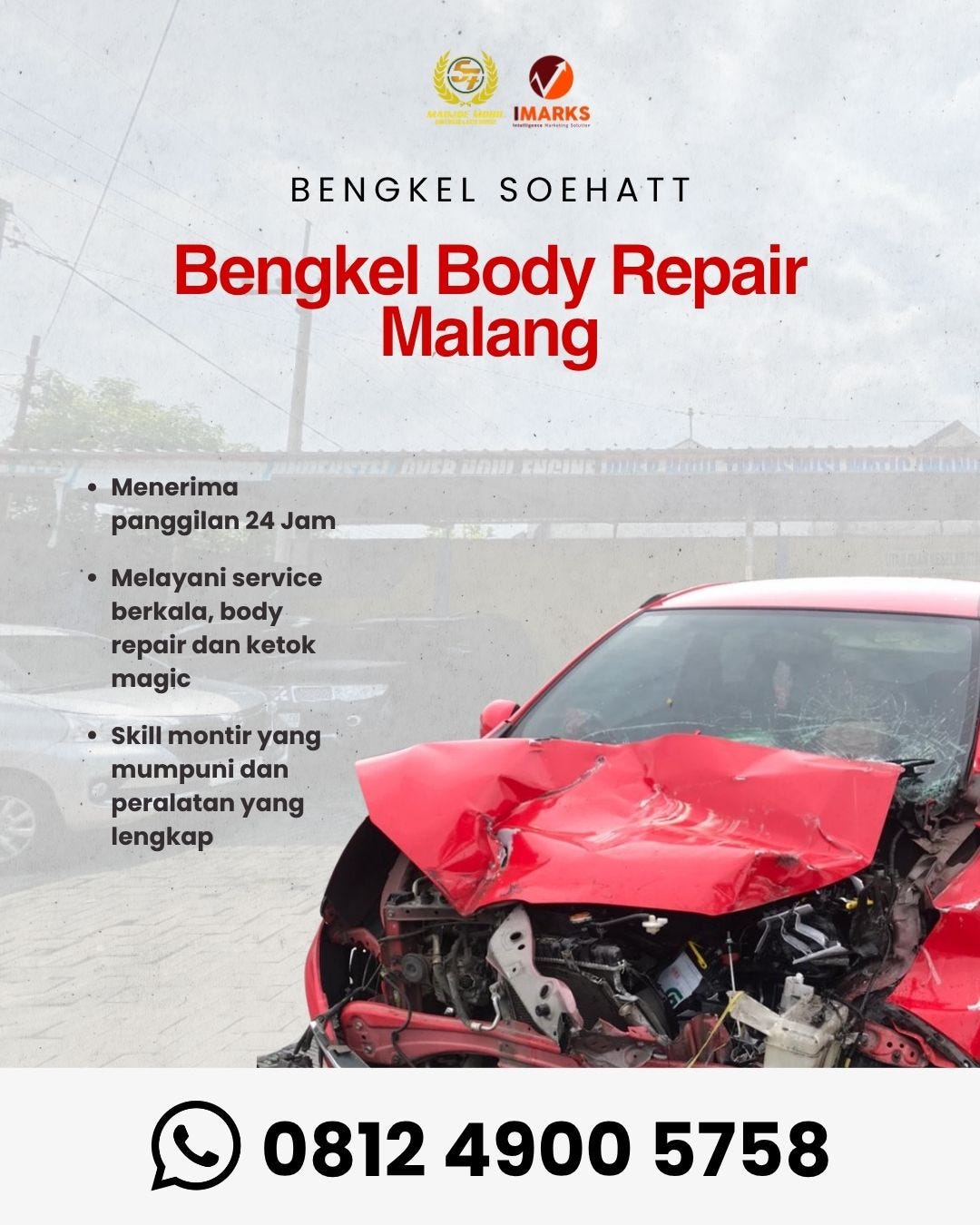 Hub. 0812 4900 5758, Bengkel Body Repair Ketok Magic Malang Madjoe ...