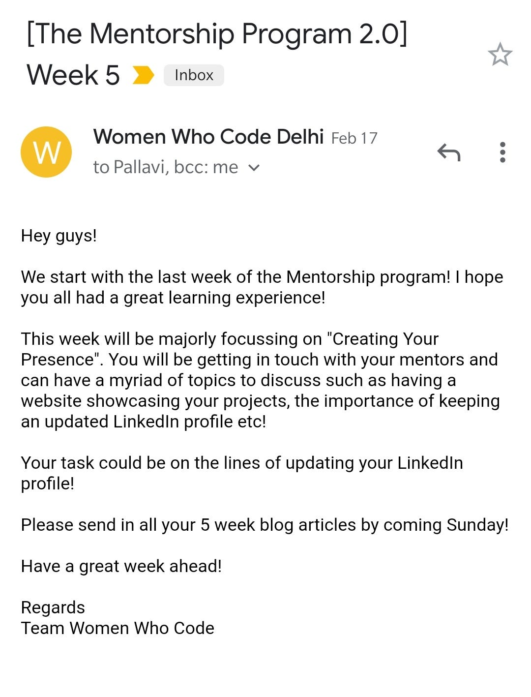 Women Who Code, Mentorship Program 2.0 | by Sunidhichaudhary | Medium