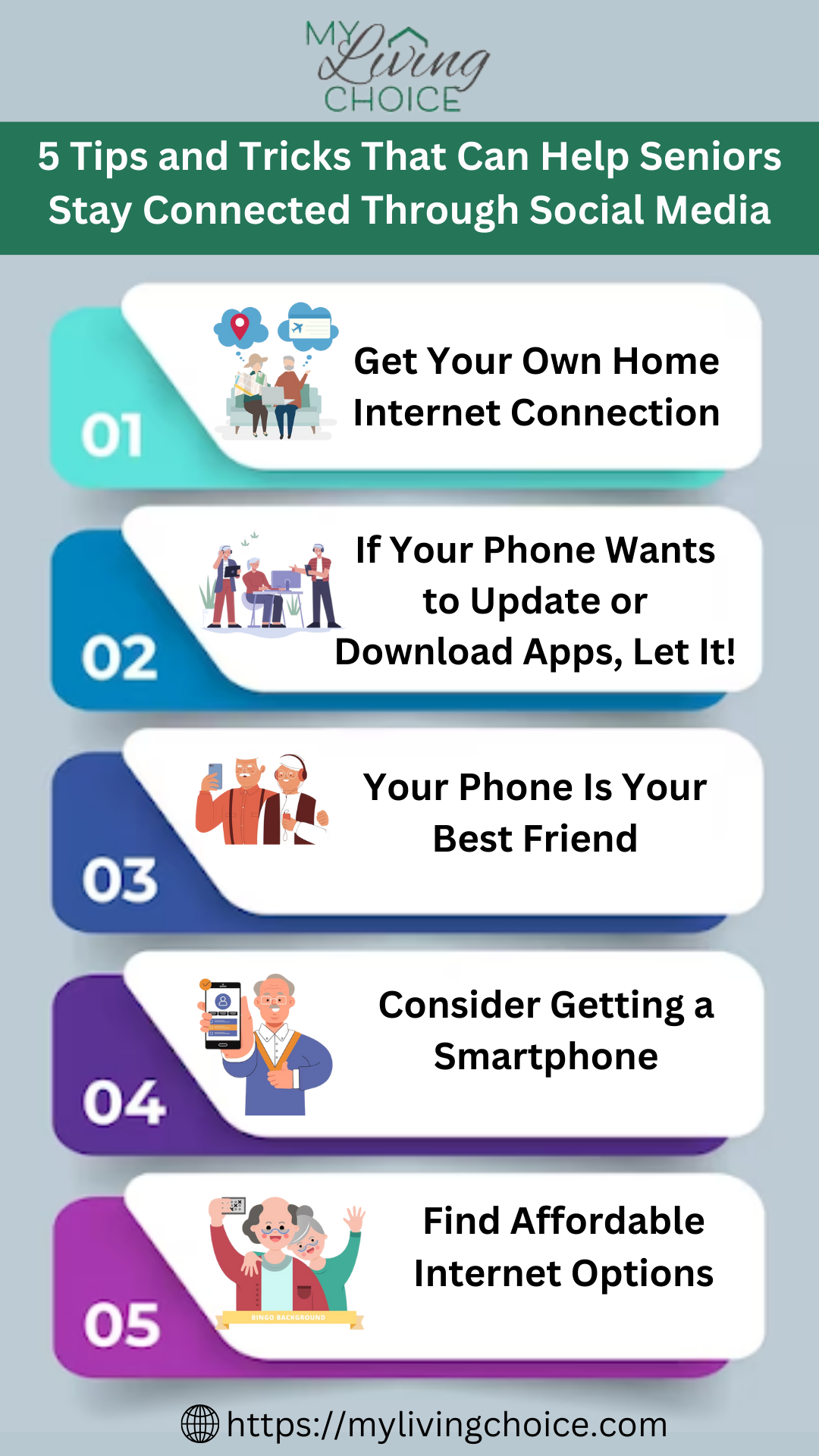 Tips For Seniors Stay Connected Through Social Media - MyLiving Choice ...