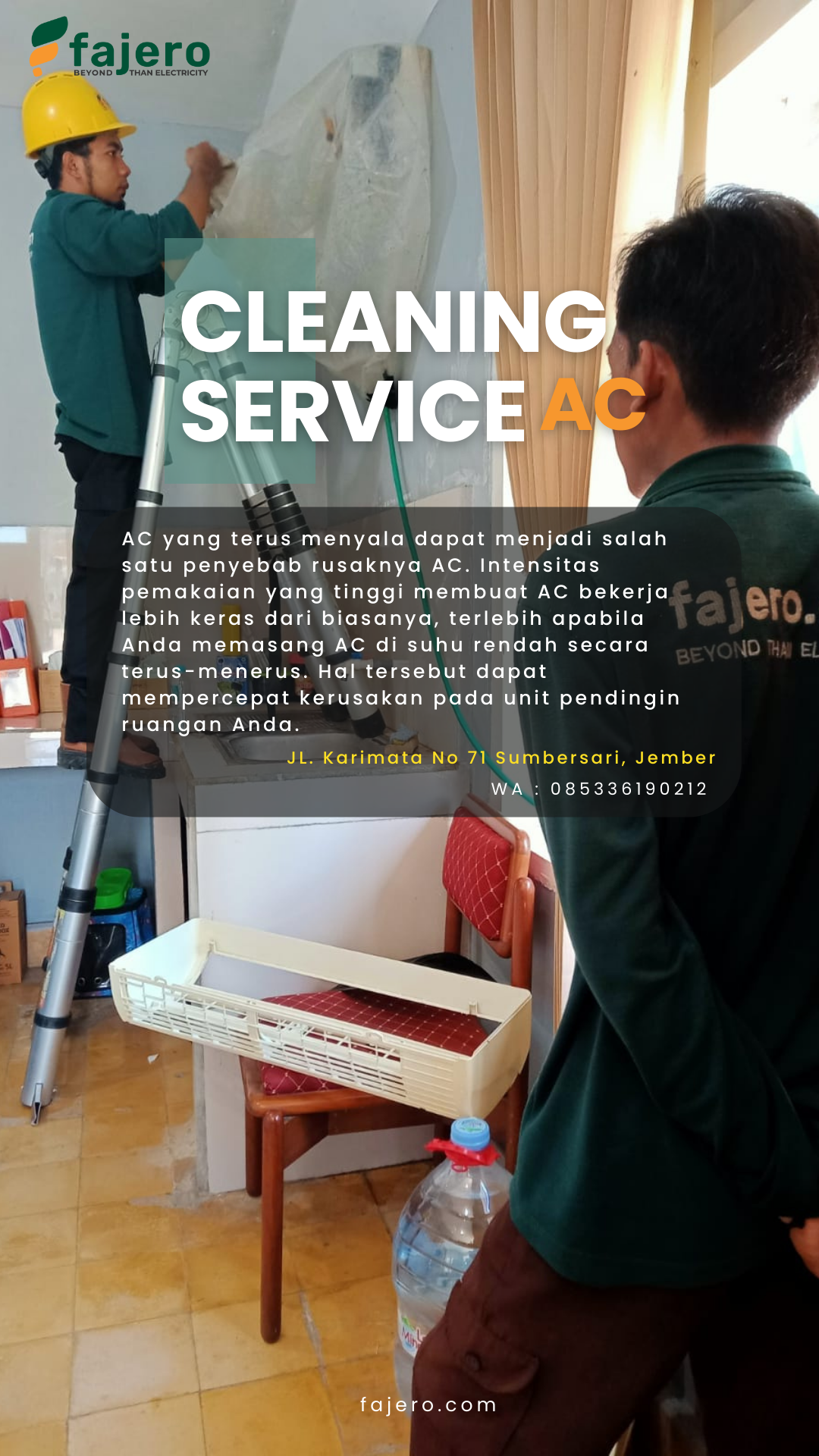 Cleaning Service AC Jember. PT. FAJERO KARYA JAYA | by fajero.karya ...
