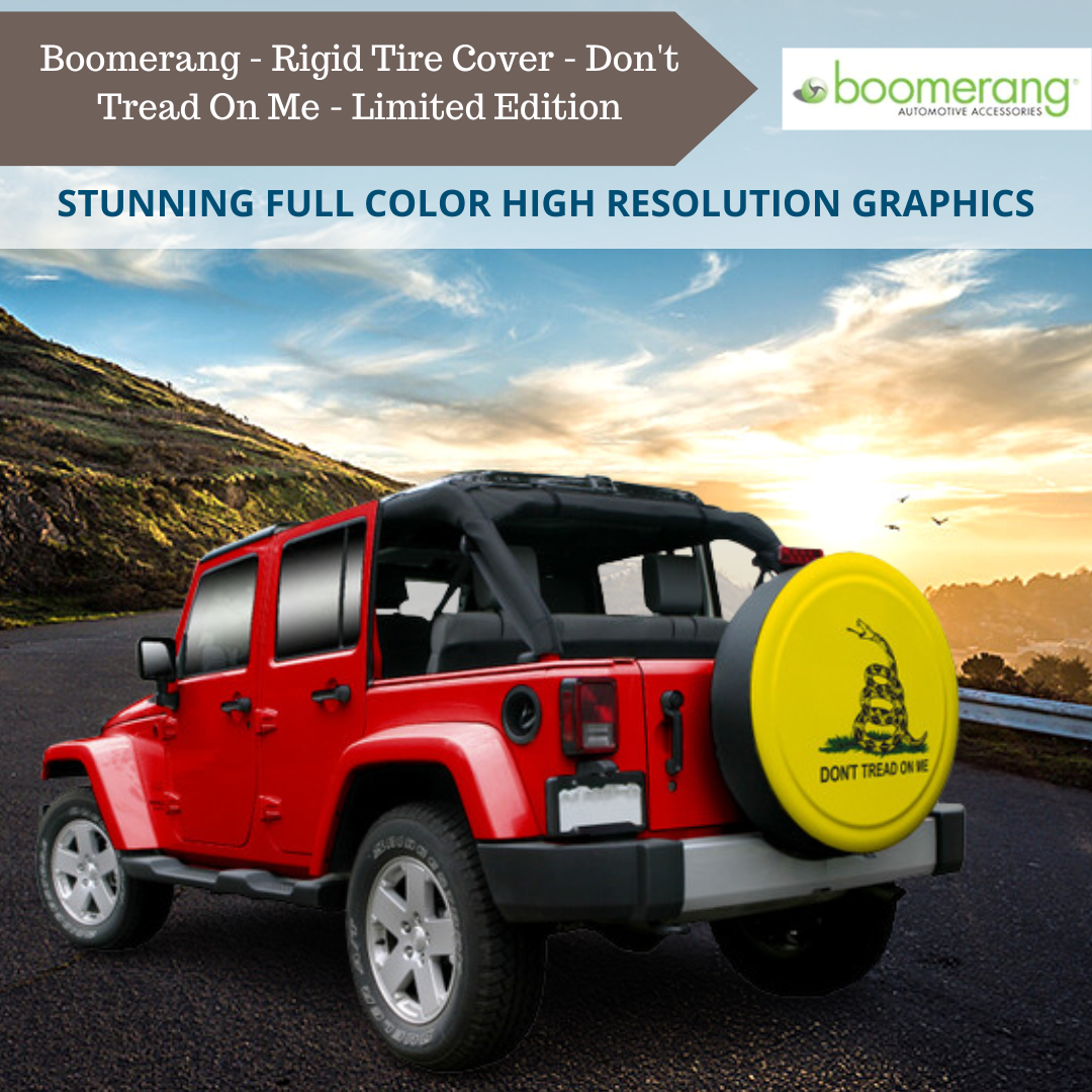 Boomerang — Rigid Tire Cover — Don’t Tread On Me — Limited Edition ...