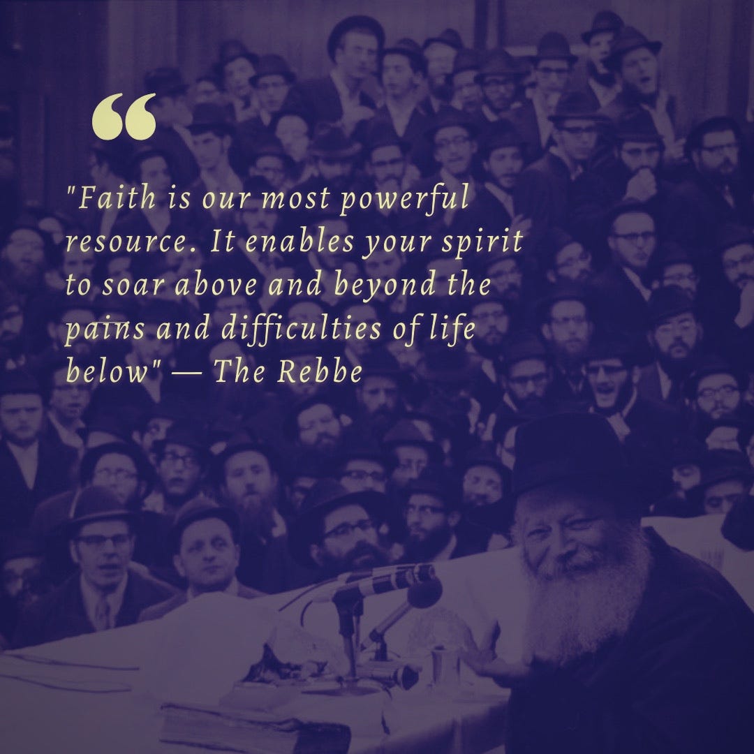 Why we need faith. | by Rabbi Yisroel Bernath | Oct, 2023 | Medium