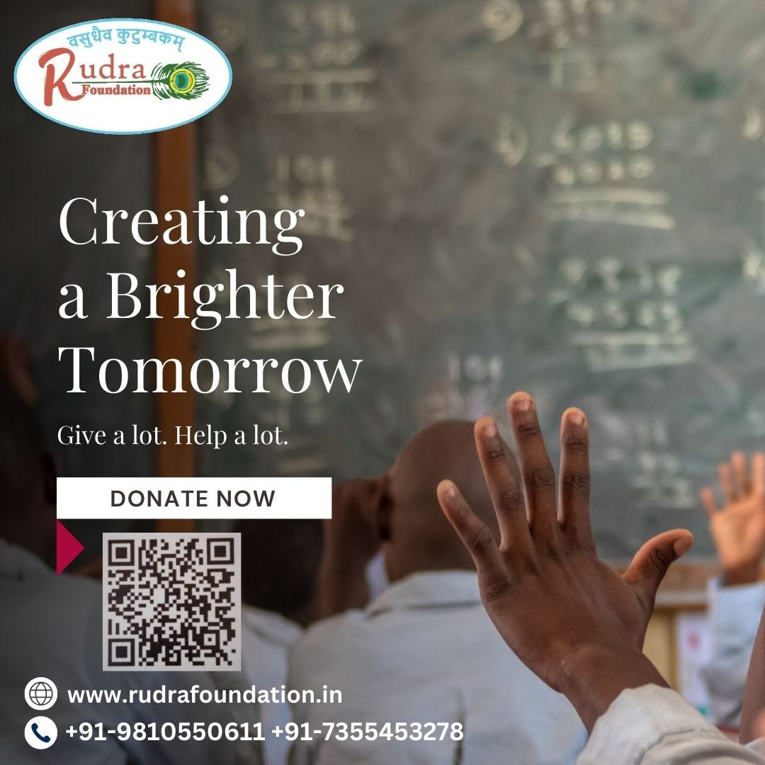 Best Ngo in Uttar Pradesh | Rudra Foundation | by Kcmathur | Dec, 2023 ...