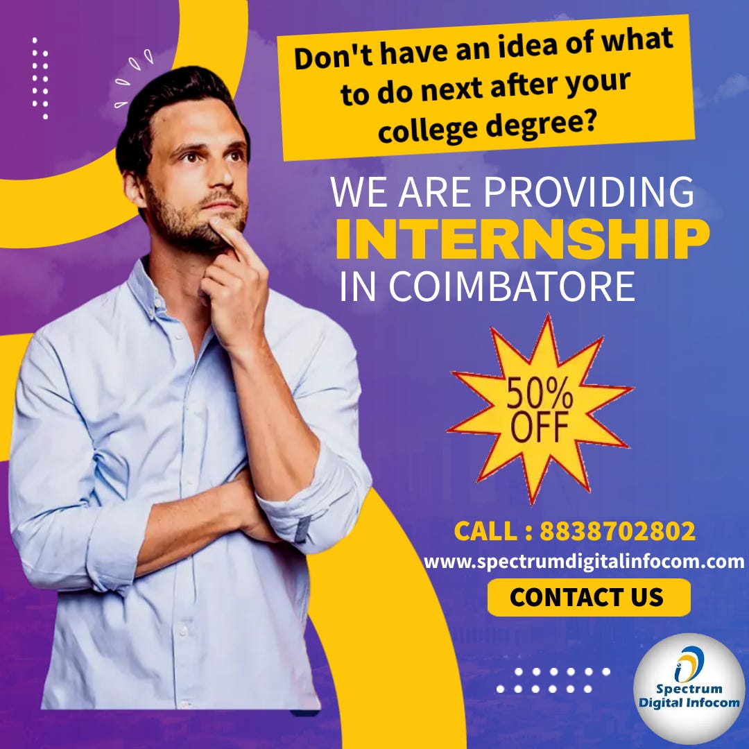 Internship in Coimbatore | by Rapayinfocom | Medium