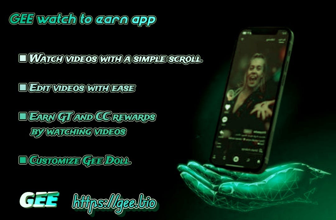 Gee - watch videos and earn GT tokens daily | by monahhh | Medium