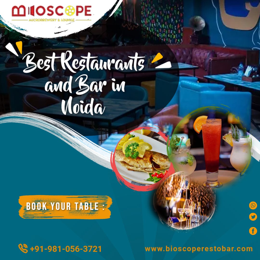Best Restaurants and Bar in Noida - Bioscope Resto Bar - Medium