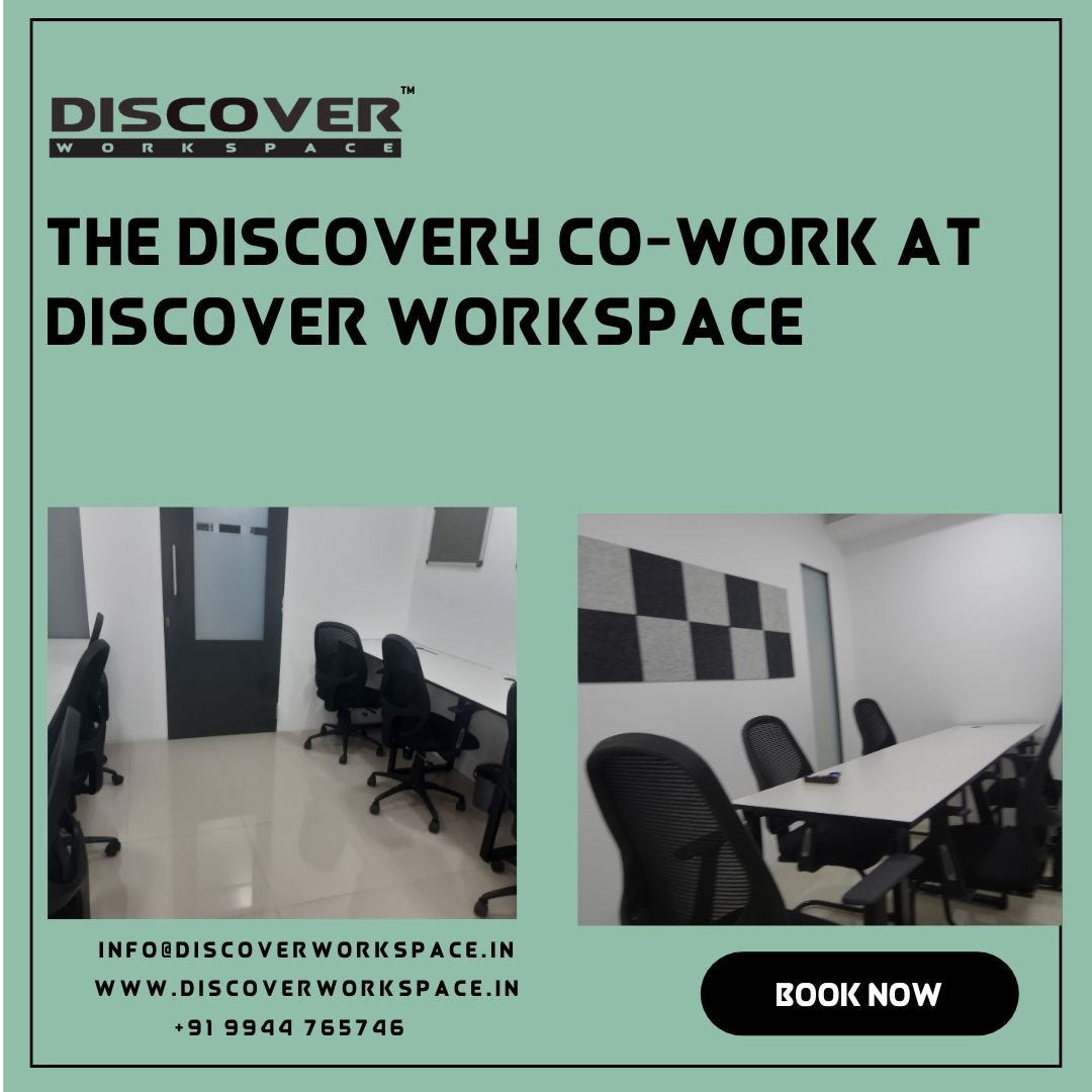 The Discovery Co-Work at Discover Workspace: A Hub for Innovation and ...