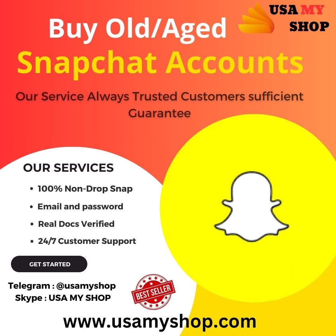 Buy Old Snapchat Accounts From usamyshop | by USA MY SHOP | Apr, 2024 ...