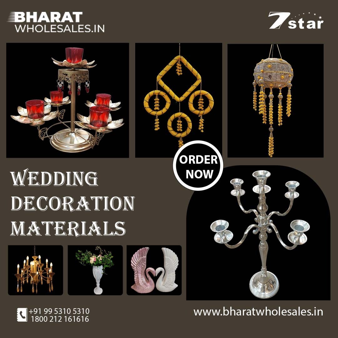 Wedding Decoration Materials. Bharat Wholesales is the essence of… | by ...
