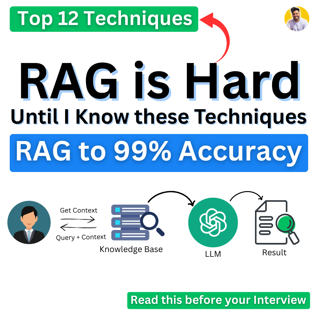 RAG is Hard Until I Know these 12 Techniques → RAG Pipeline to 99% ...