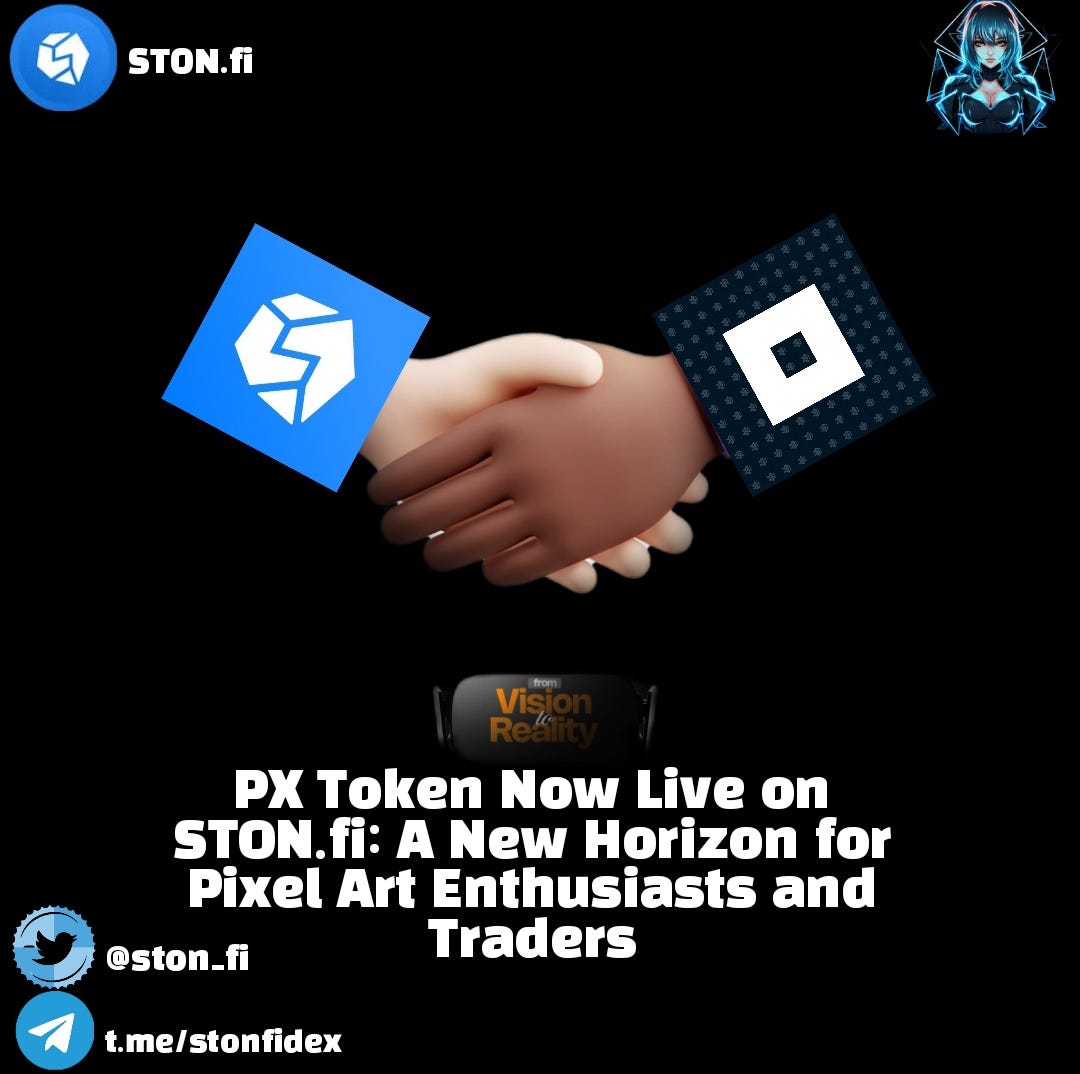 PX Token Now Live on STON.fi: A New Horizon for Pixel Art Enthusiasts ...