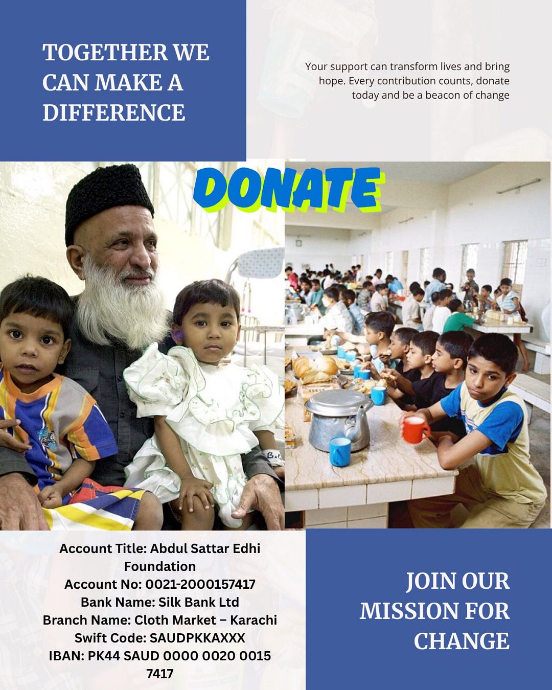 Rejection, Reflection, and Resilience – My journey of Fundraising for the Edhi Foundation and ...