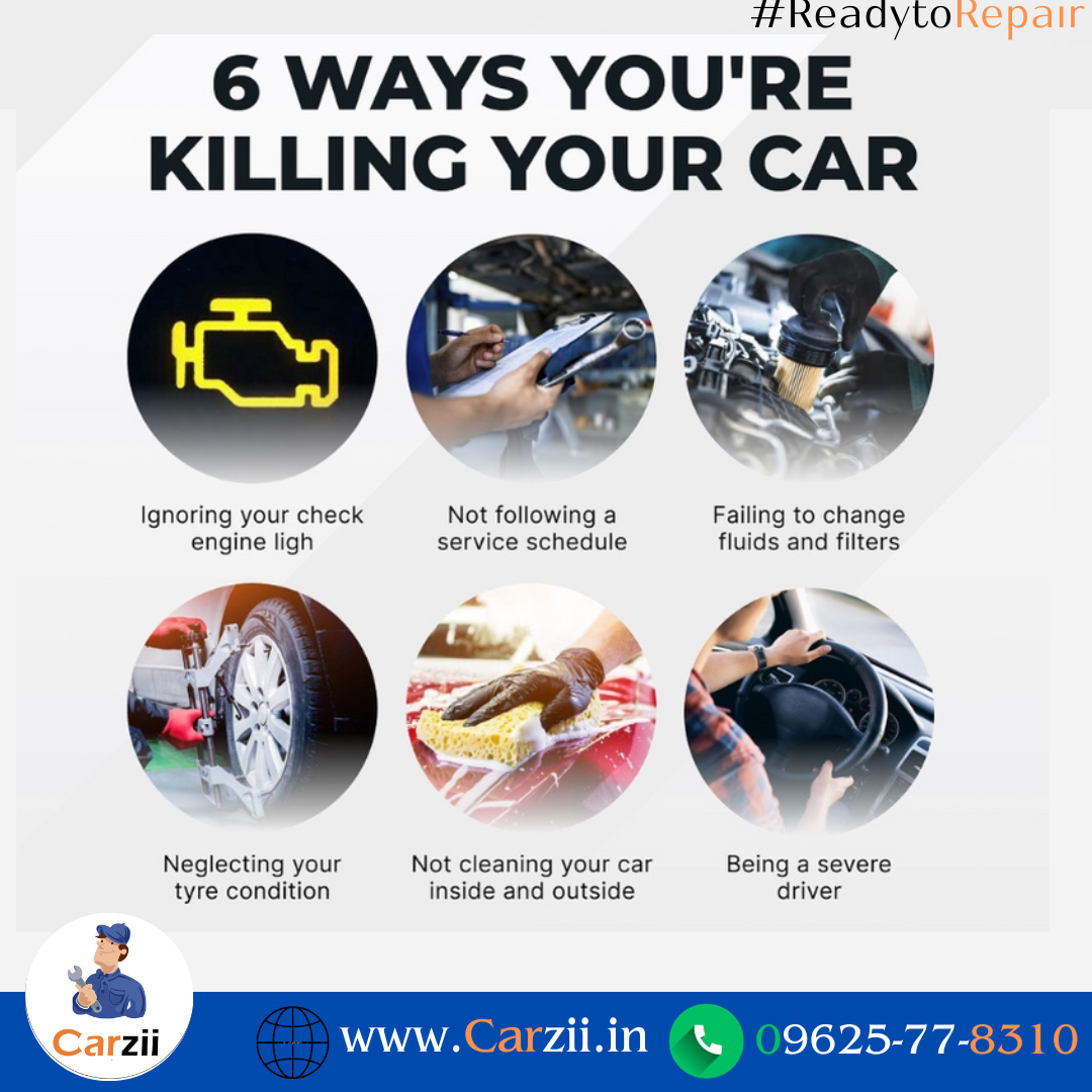 6 Ways to Kill Your Car: A Guide to Common Car Mistakes — Carzii ...