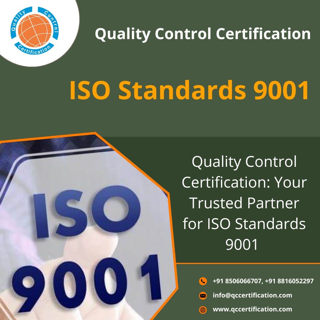 ISO Standards 9001 | Quality Control CertificationISO Standards 9001 | Quality Control ...