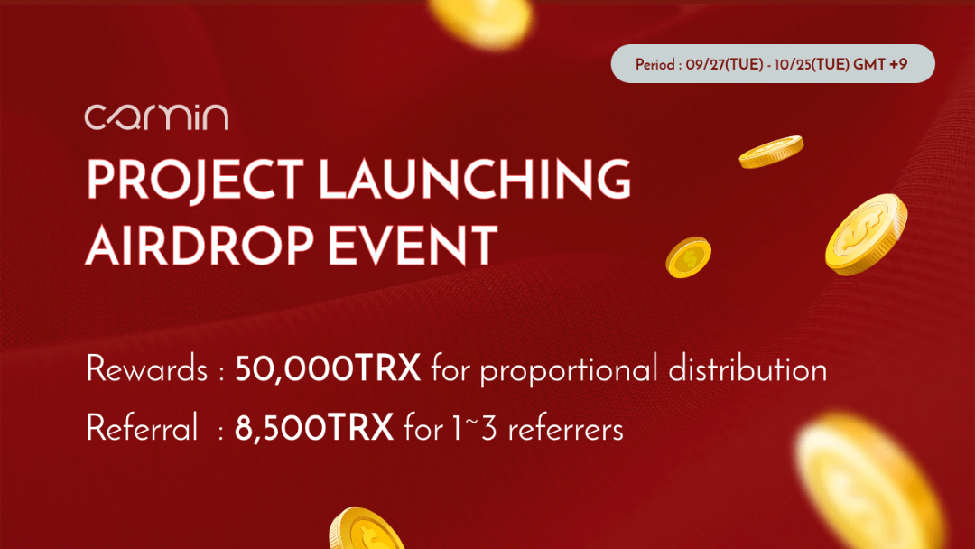 PROJECT LAUCHING AIRDROP EVENT - Carmin - Medium