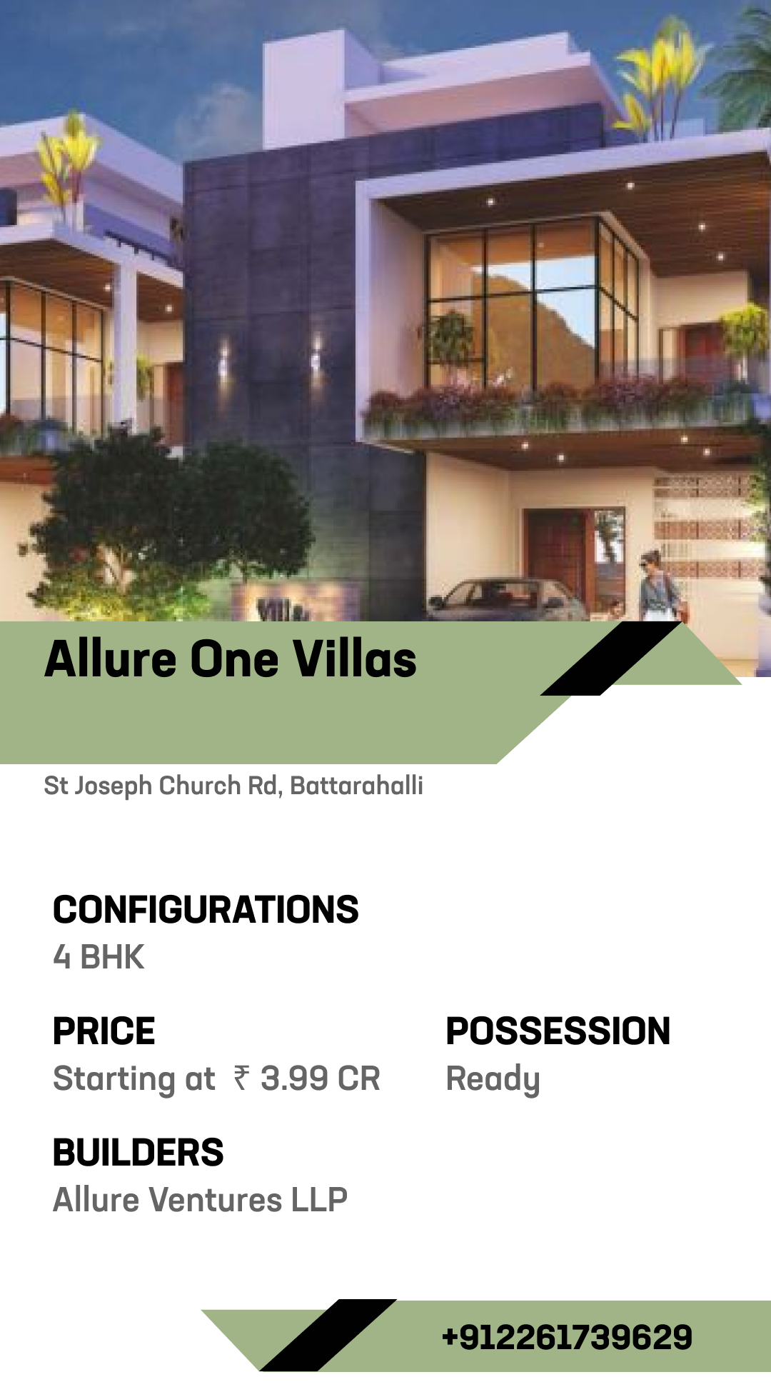 Allure One Villas — 4 BHK Homes in Bangalore | Dwello - sai patil - Medium