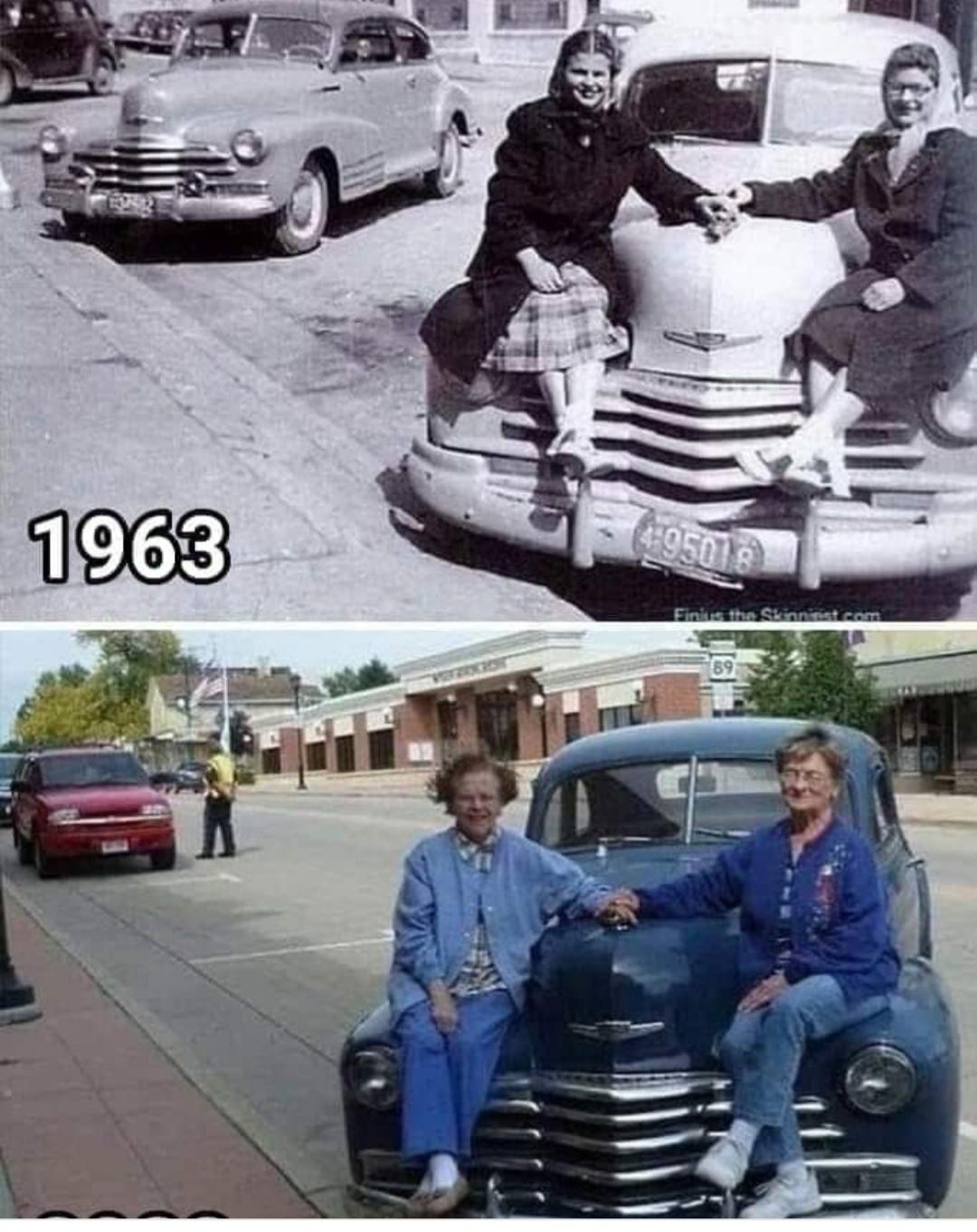 Old friendship Never Fall down.. "Same car, same friends, and same ...