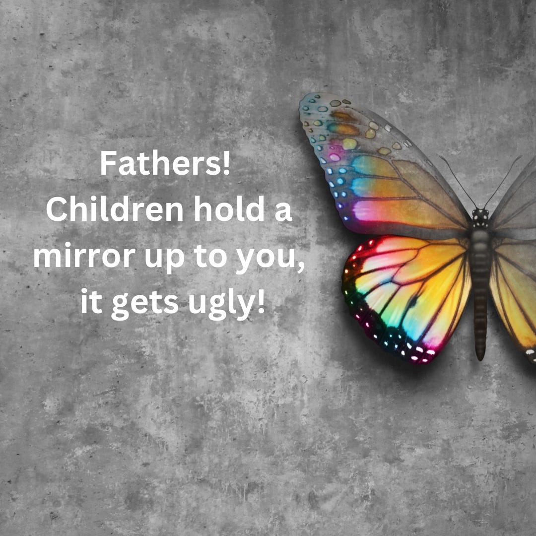 Fathers! Children hold a mirror up to you and it gets ugly! | by Tony ...