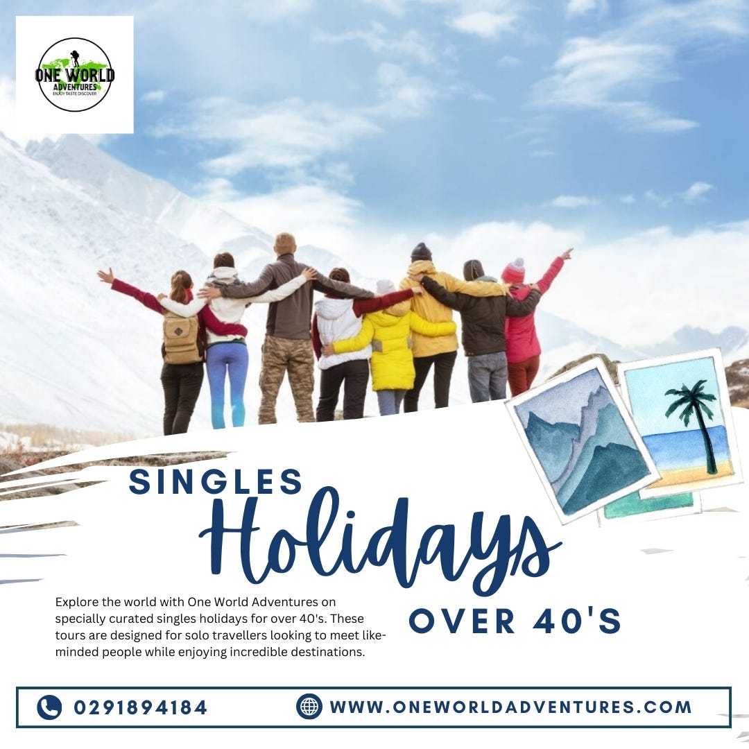 Singles holidays over 40's - Oneworldadventures - Medium
